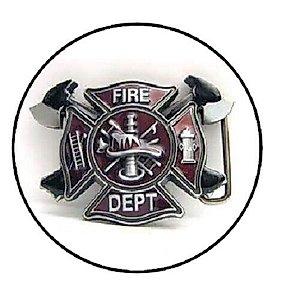 48 pcs Fire Fighter Stickers Envelope Seals Labels Round Tags, Stamps Sticker for Gift Cards, Envelopes, Boxes for Holiday, Birthday, Christmas