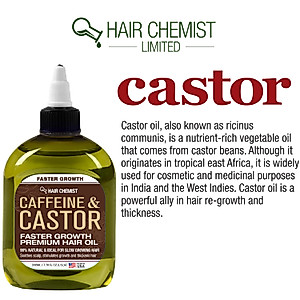 Hair Chemist, Oil, 7.1 oz - Caffeine and Castor Faster Growth Hair Oil for Unisex Adult