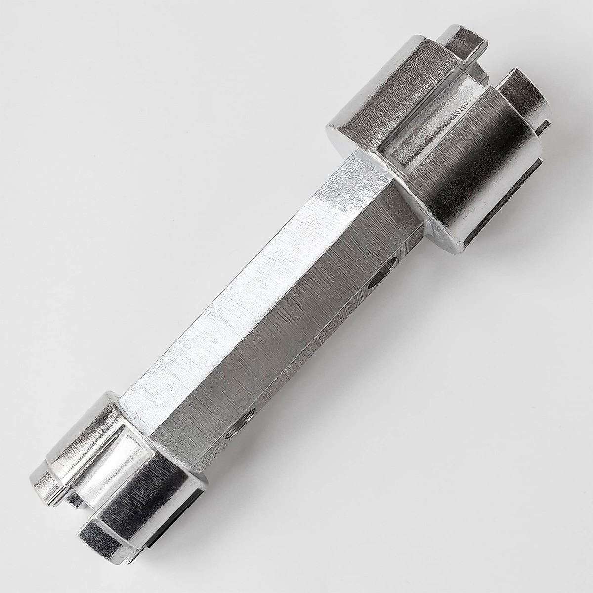 BearHut Tub Drain Remover Wrench Removal Tool Dual Ended Dumbell Wrench Heavy Duty Aluminum