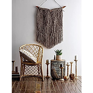 Creative Co-Op Embossed Terracotta Planter with Whitewash Finish (Holds 5" Pot