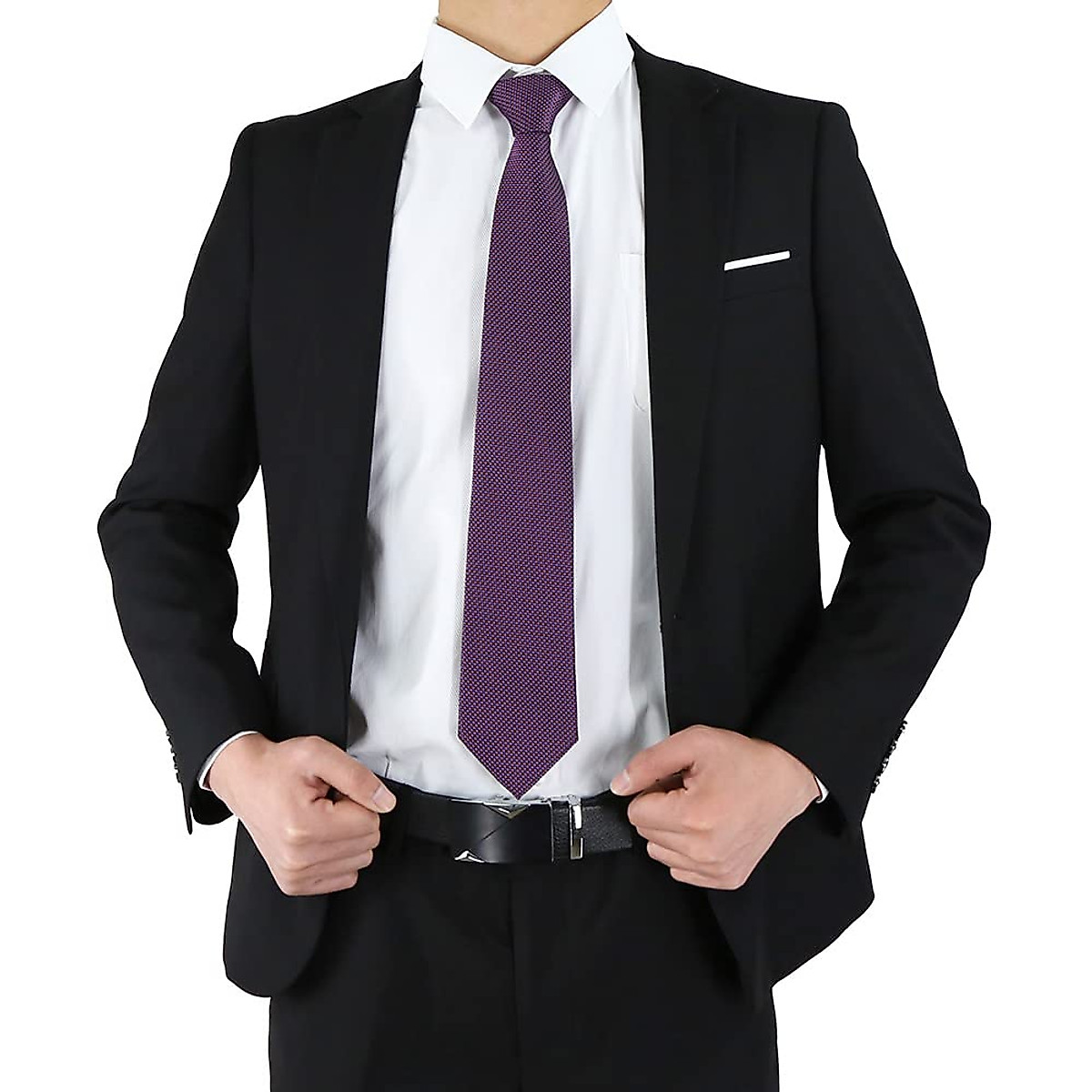 YanLen Lot 9 PCS Classic Men's Tie Necktie Woven JACQUARD Neck Ties