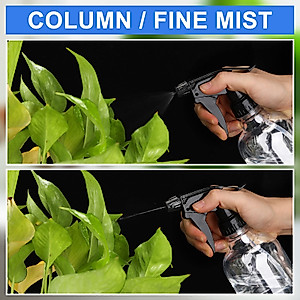 Nuogo 20 Pcs Plastic Spray Bottles Bulk 8 oz Refillable Empty Spray Bottle with Adjustable Nozzle Mini Spray Bottle Liquid Sprayer for Hair, Spas, Water, Kitchen, Plants, Bath and Beauty(Clear)