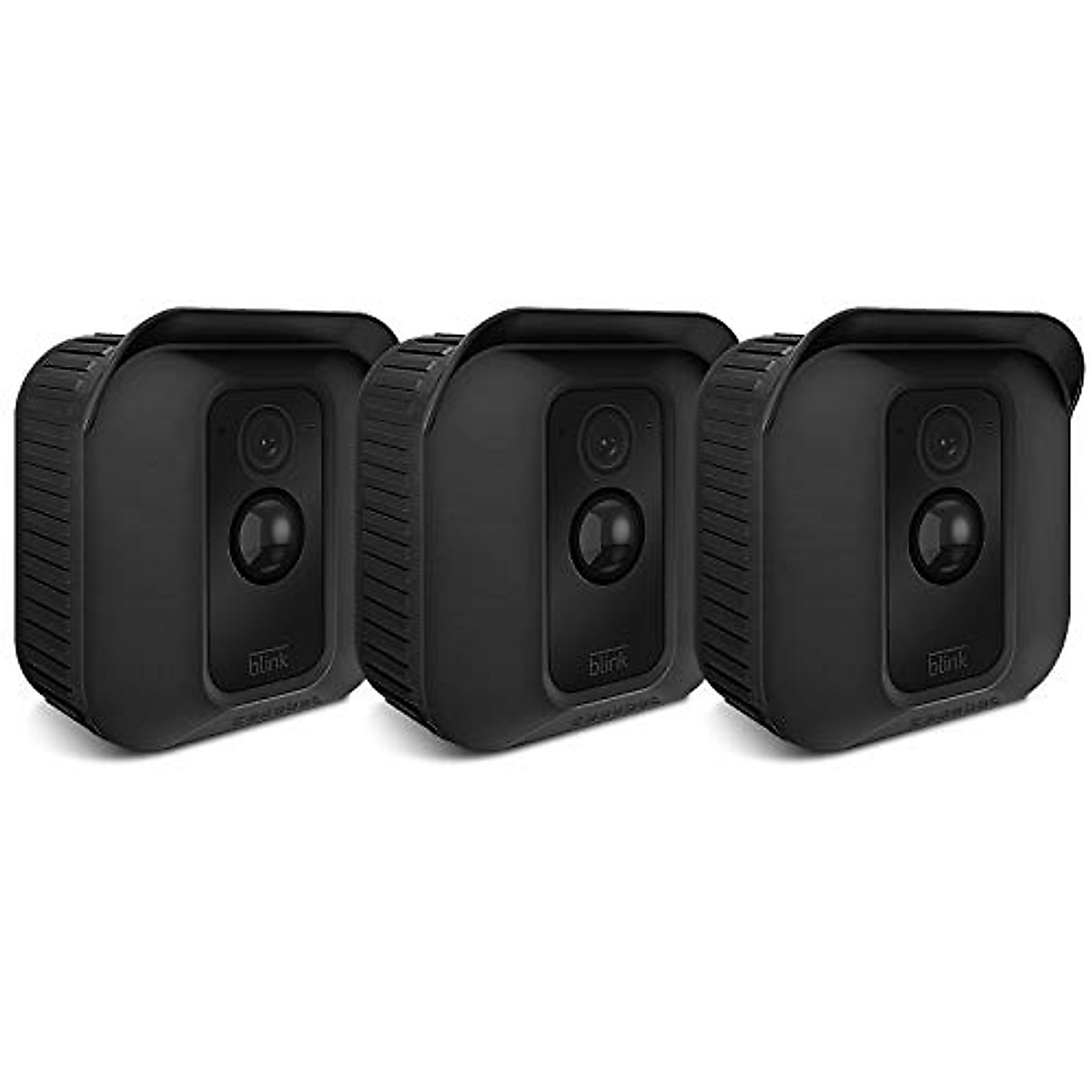 Fintie Silicone Skin for Blink XT2/XT Camera - [3 Pack] Premium Silicone Weather Resistant Protective Case Cover for Blink XT2 & XT Home Security Indoor Outdoor Camera - Black