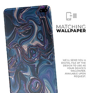 DesignSkinz Liquid Abstract Paint Remix V24 Protective Vinyl Decal Wrap Skin Cover Compatible with The Samsung Galaxy S20 (Screen Trim & Back Glass Skin)