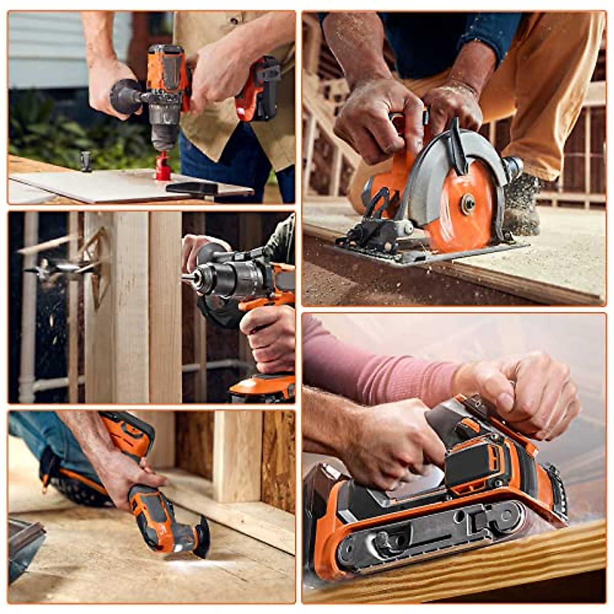 Fancy Buying 18V 6.0Ah/6000mAh Lithium Ion Replacement Battery Compatible with for RIDGID R840083 R840085 R840086 R840087 R840089 AC840085 AC840086 AC840087P AC840089 Series Drill Battery (2 Pack)