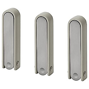 New KLYKET Folding Hook, Aluminium Beige 3 Pack Coat Clothes Hanger