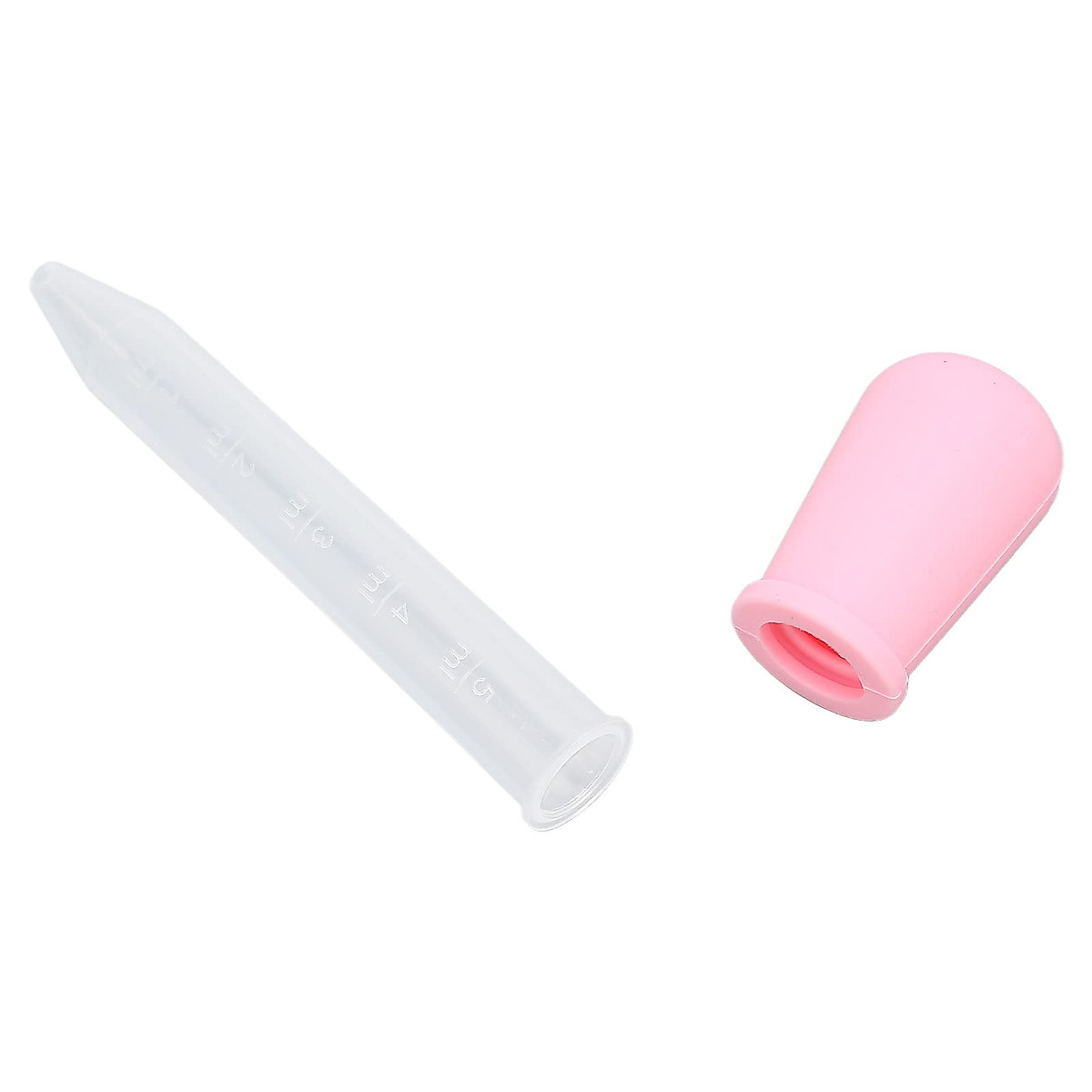 5pcs Pipettes, 5ml 120mm Length Silicone Eye Dropper, DIY Transfer Pipettes for Scientific Experiments, Paint and Glue, Food Decoration, Essential Oil, Arts and Crafts Projects(Pink)