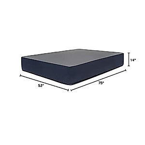 Dreamfoam Bedding Chill 14" Gel Memory Foam Mattress, Full- Made in Arizona