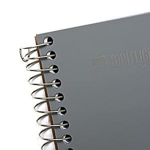 Top Flight Wired Personal Wirebound Notebook, 100 Sheets, College Rule, 7 x 5 Inches, 1 Notebook, Cover May Vary (33185)