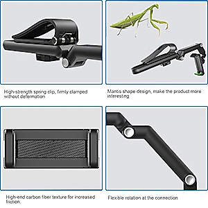 qumHmup Car Phone Holder Mount,360°Rotatable Retractable Car Phone Holder,Multifunctional Adjustable Mount Cell Phone Holder for Car,Universal Phone Holder for Mobile Phones