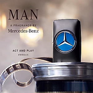 Mercedes-Benz Man Eau De Toilette - Floral, Woody Fragrance for Men with Sensual Notes in 3.4oz Spray
