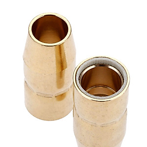 MIG Welding Gun Accessory Kit .030" Tip Nozzle Diffusers for Miller Millermatic M-10/15 Hobart H-9/10: 25pcs Contact Tips 000-067 0.030" + 2Pcs Gas Nozzles 1/2" 169715 + 2Pcs 169-716 Gas Diffuses