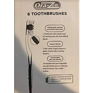Ora-Zen 6-Each Soft Toothbrush