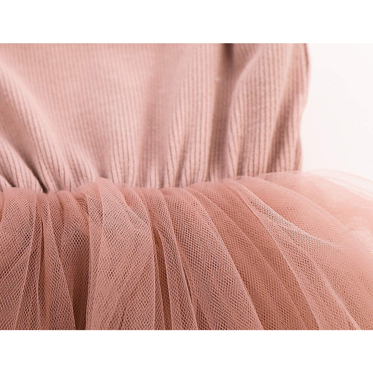 JNKLWPJS Baby Girls Tutu Dress Sleeveless Infant Toddler Princess Party Tulle Sundress Pink 120CM