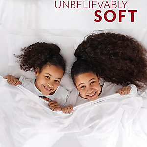 Mellanni Extra Deep Queen Sheets - 4 PC Iconic Collection Bedding - Hotel Luxury, Ultra Soft, Cooling Bed Sheets - Wrinkle, Fade, Stain Resistant (Queen, Light Gray)