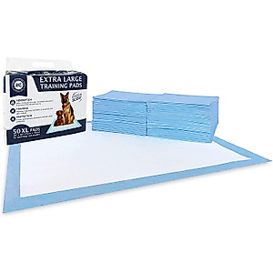 Ultra Absorbent Odor Control Training Pads For Dogs Leak-proof Quick Dry Gel â€“ Extra Large 30 x 28 Pee Pads - Fresh Scented - 50 Count, Pack of 1