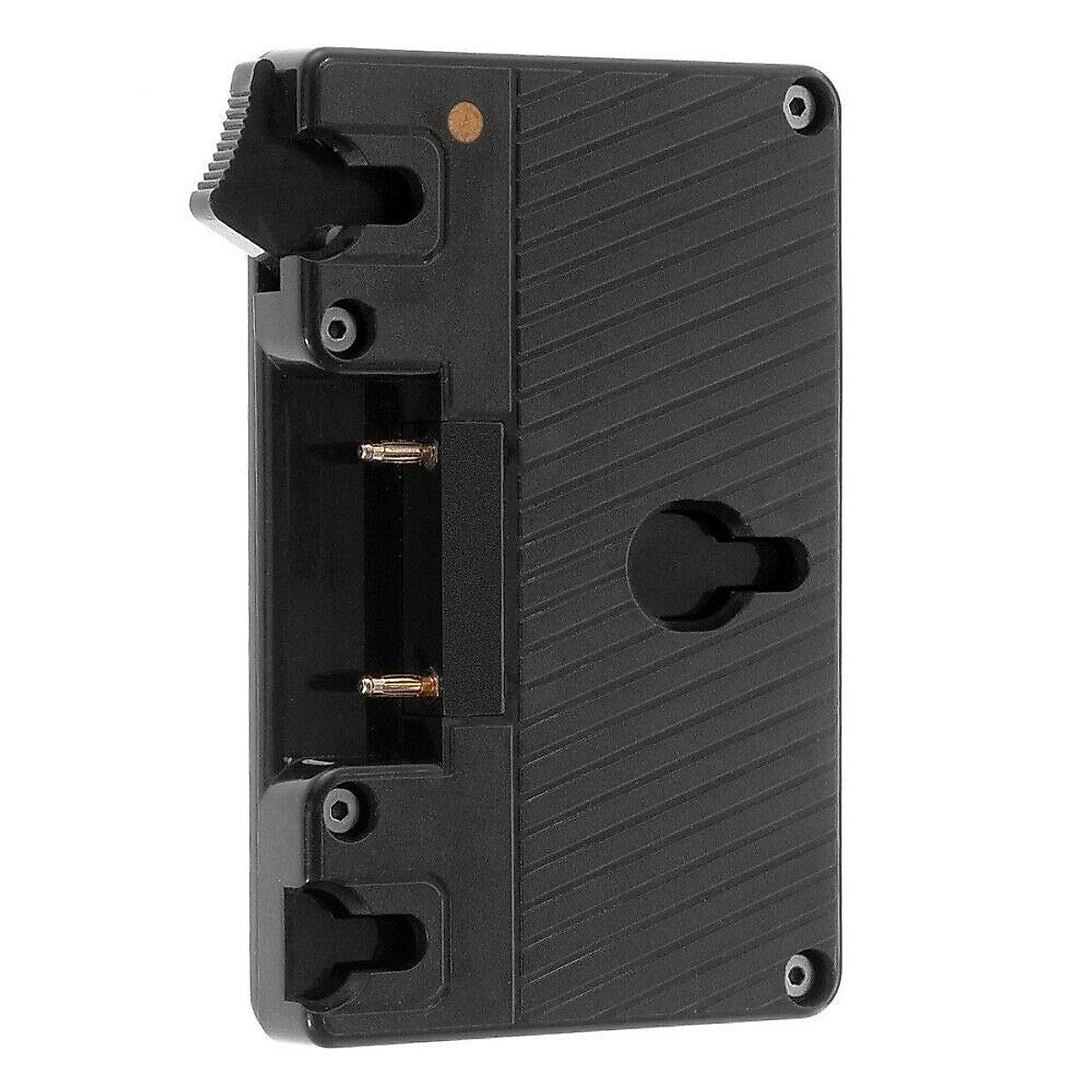 FocusFoto V-Mount Battery Power Plate Adapter with D-tap for Panasonic ANT0N Bauer Gold Mount Battery to V-Mount Battery