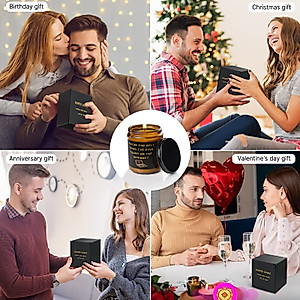 Funny Gifts for Men, Light Me When You Want A BJ Candle - Naughty Gifts for Men Valentines Day Anniversary Birthday Gifts for Husband Fiance Boyfriends Gifts