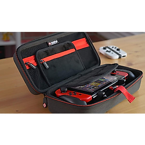 Satisfye – ZenGrip Pro Gen 3 OLED Elite Bundle, Accessories Compatible with Nintendo Switch - The Bundle includes: Grip, Elite Case and a Low Profile USB C-C Cable. BONUS: 2 Thumbsticks+1 JoyCon Rail