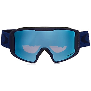 Oakley Unisex Sunglasses Navy Aura Frame, Prizm Snow Sapphire Iridium Lenses, 0MM