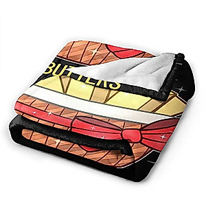 Woidxzxza FNAF Exotic Butters Ultra-Soft Micro Fleece Blanket Flannel Washable Lightweight Warm Plush Throw Blankets 60x50 in