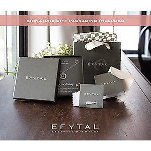 EFYTAL 21st Birthday Gifts for Her, Sterling Silver Necklace, 21 Year Old Birthday Gifts for Her, 21st Birthday Decorations for Her, Gifts for 21 Year Old Female, 21st Birthday Gifts for Daughter