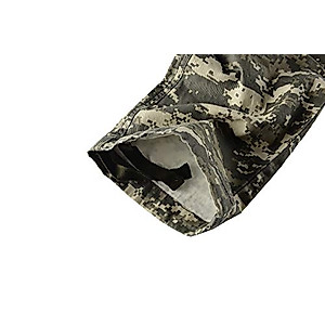 Leward Men's Wild Cotton Casual Military Army Cargo Camo Combat Work Cargo Hiking Pants with 8 Pocket (Digital 1, 36)