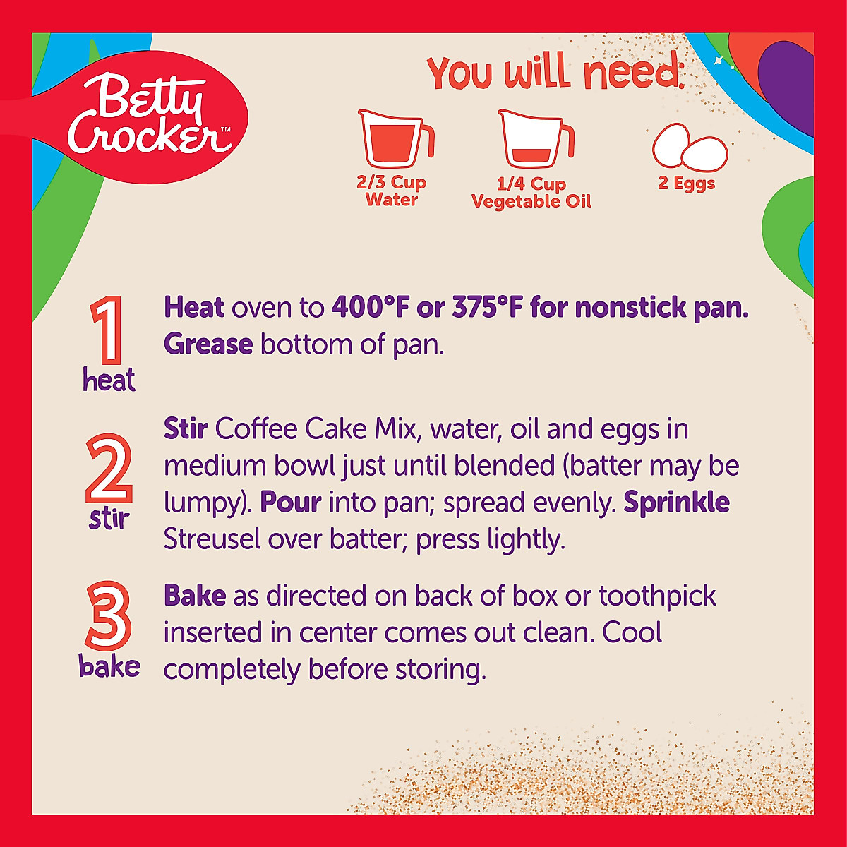 Betty Crocker Cinnamon Toast Crunch Coffee Cake Mix, 14.8 oz