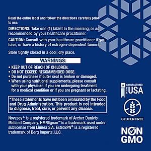 Life Extension Estrogen for Women - for Healthy Estrogen Metabolism - Helps Relieve Discomforts of Menopause - Plant Based Estrogen Supplement - Gluten Free, Non-GMO - 30 Vegetarian Tablets