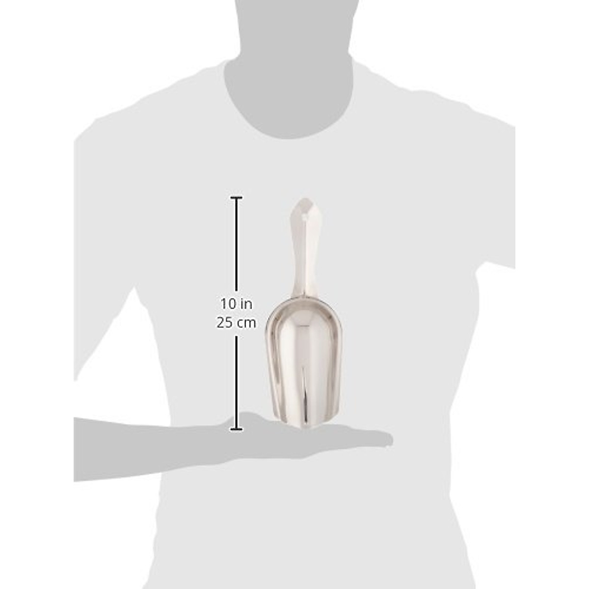 Igloo ICE103 Counter Top Ice Maker with Over-Sized Ice Bucket, Stainless Steel & 4 Ounce Stainless Steel Ice Scoop