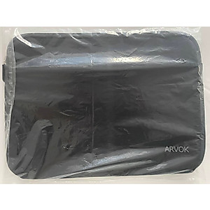 ARVOK 15-16 Inch Laptop Sleeve Multi-Color & Size Choices Case/Water-Resistant Neoprene Notebook Computer Pocket Tablet Briefcase Carrying Bag/Pouch Skin Cover for HP/Dell/Lenovo/Asus/Acer, Black