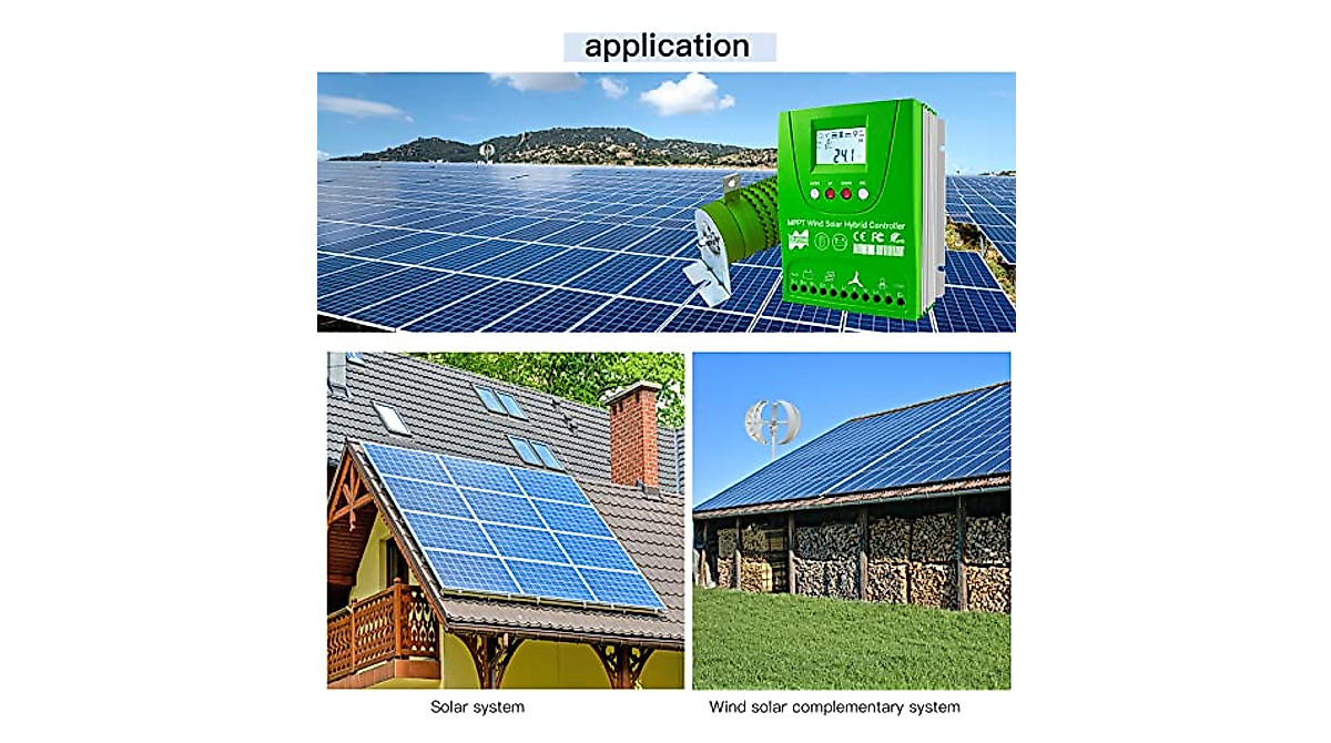 Mars Rock 2000W Wind & Solar Hybrid MPPT Controller for Off-Grid Power