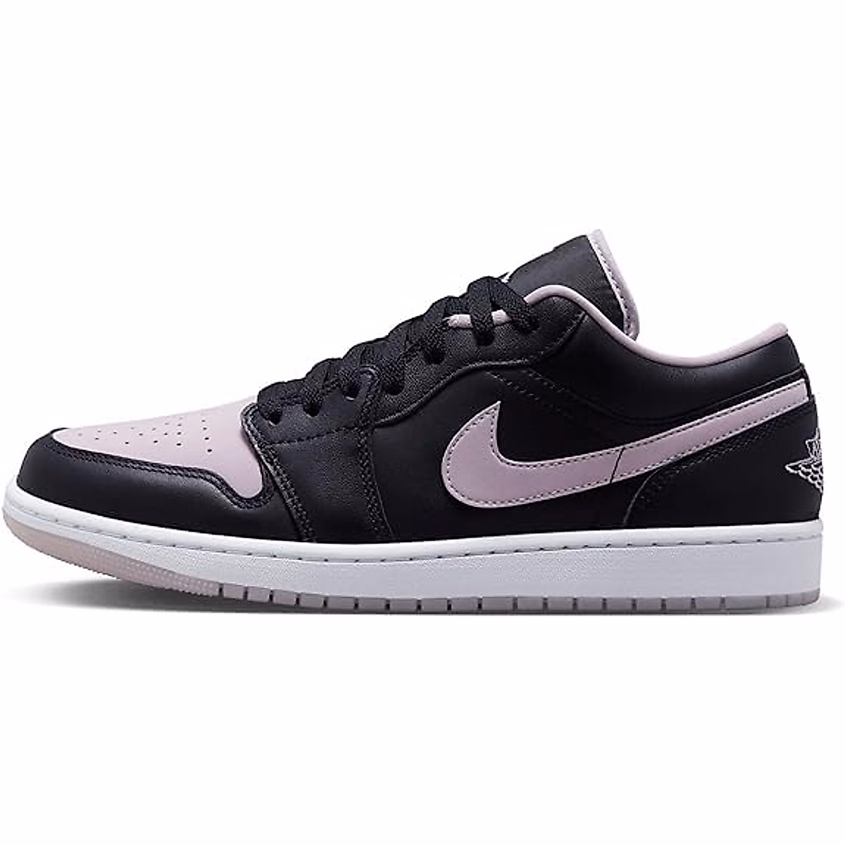 Air Jordan 1 Low SE Men's Shoes (Black/Iced Lilac-White, us_Footwear_Size_System, Adult, Men, Numeric, Medium, Numeric_11)