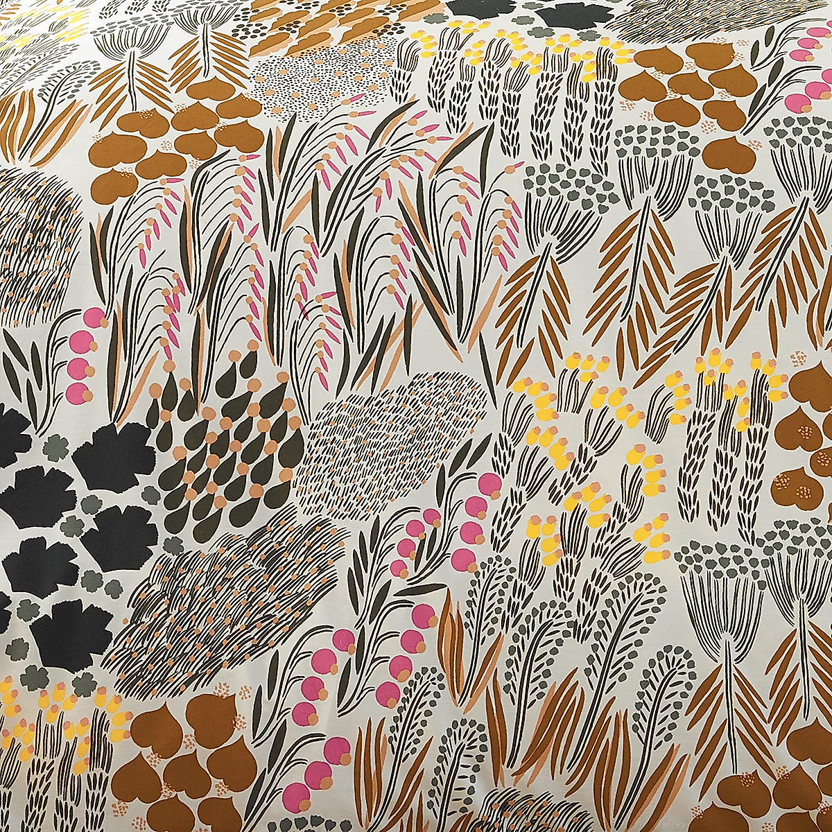 Marimekko - King Comforter Set, Cotton Percale Bedding with Matching Shams, Stylish Modern Home Decor (Pieni Letto Multi, King)