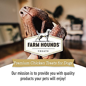 Farm Hounds - Chicken Gizzards - Premium Natural Chicken Jerky For Dogs - From 100% Humanely Raised Chicken - Break-To-Size - Great For Training & Treats - No Added Fillers - Made in USA - 4oz -1 Pack