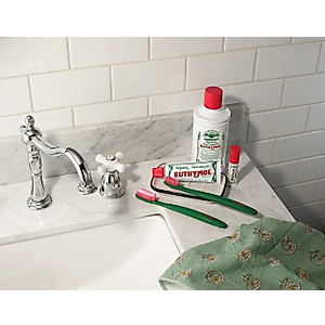 [Euthymol] Original Mouthwash, 16.9 fl oz | Fresh Breath Euthymol Original Toothpaste Flavor Natural Oral Rinse Liquid with Menthol, Pink Jelly Mouthwash for Treating Bad Breath