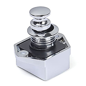 Durable Home Gadget Zinc Alloy Furniture Hardware Push Button Latch Cabinet Door Catch Cabinet Lock Car Push Lock - (Color: gold)