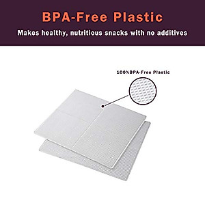 COSORI Food Dehydrator Machine Mesh Screens, BPA-Free Plastic Dryer Sheets for Fruit, Meat, Beef jerky, Herb, Vegetable, C267-2MS, 2Pack, White