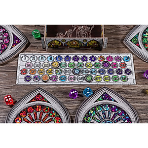 Sagrada Board Game | Family Game for Kids and Adults | Dice Drafting and Placement Strategy Game | Ages 10+ | 1 to 4 Players | by Floodgate Games