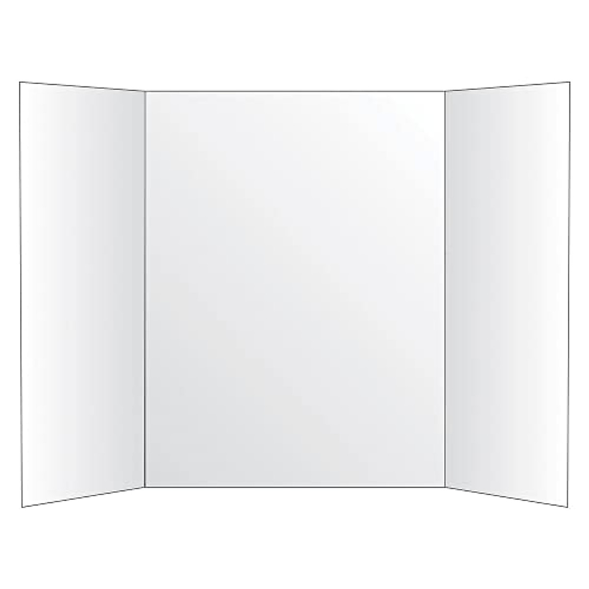 Office Depot 72% Recycled Tri-Fold Corrugate Display Board, 36in. x 48in., White, 26991
