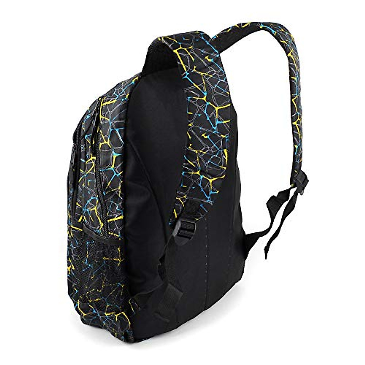 Parquet Travel Backpack For Outdoors,Luggage,Laptops - Adults Sports Bookbag, Abstract, (Black)