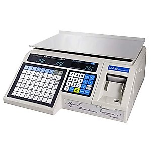 CAS LP1000N Label Printing Scale, 30lbs Capacity, 0.01lbs Readability