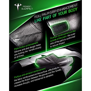 POISON SCORPION Dirt Bike Gloves, Motorcycle Gloves for Men Women Outdoor Sports Full Finger Gold M fit Motocross MX BMX MTB ATV UTV Mountain Bicycle Cycling Biking Riding