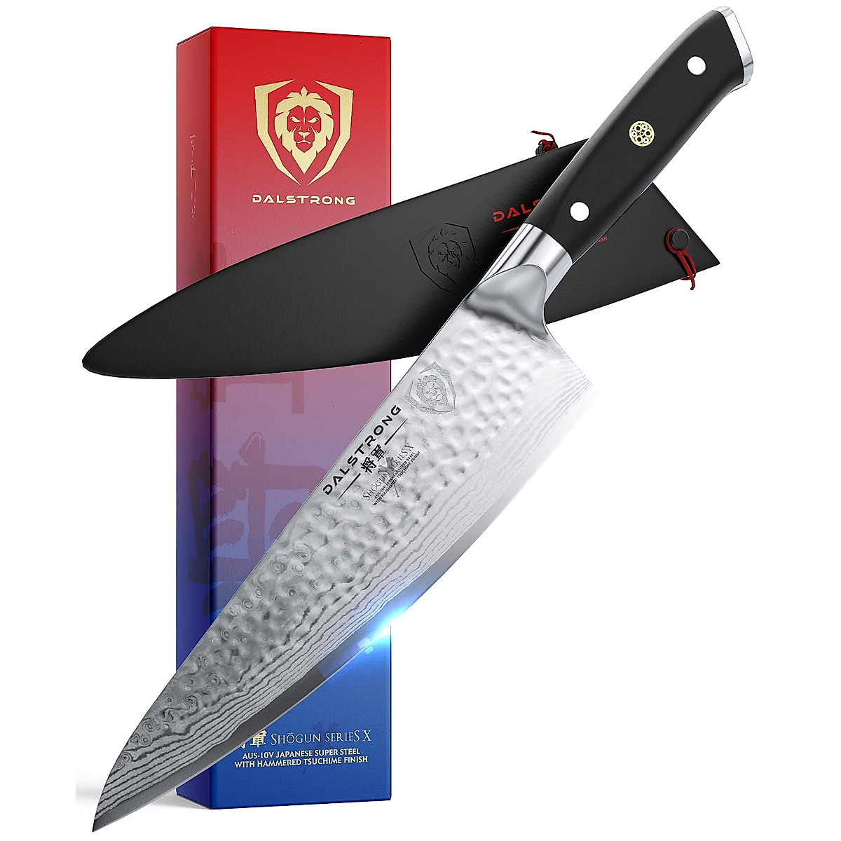 Dalstrong Shogun Series 8" Chef Knife Bundled with 6" Utility Knife & 3.5" Paring Knife