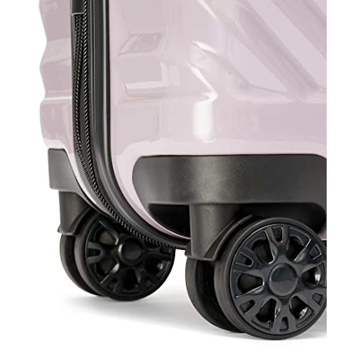 Karl Lagerfeld Paris Women's Carryon Spinner Wheels Hardside, Lilac, One Size