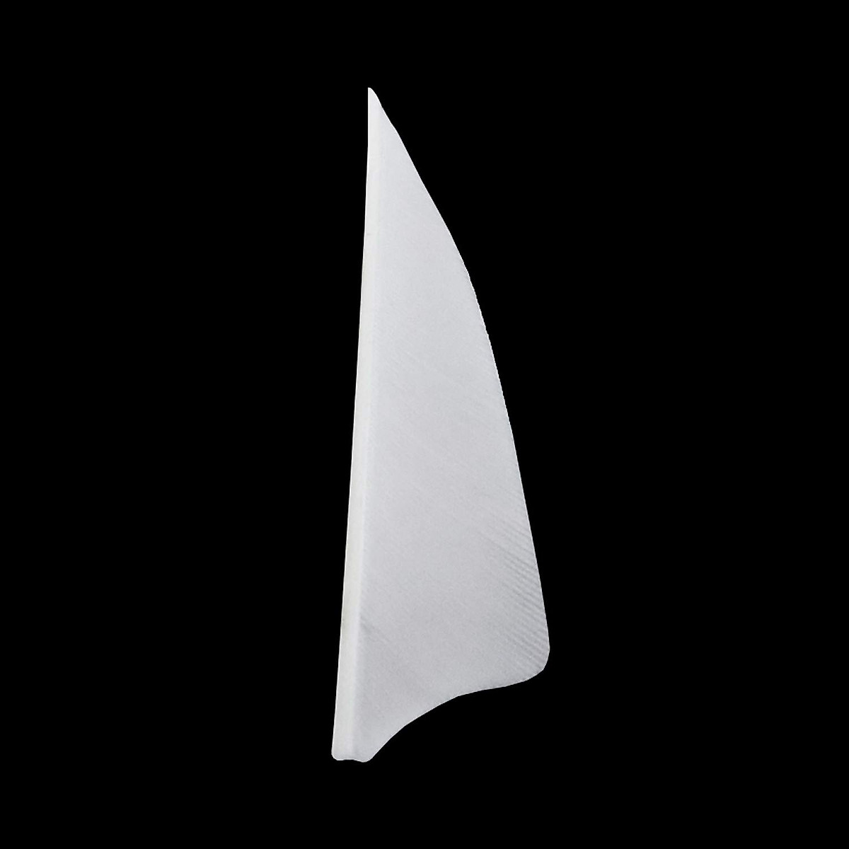 M.SJUMPPER ARCHERY Arrows 3 Inch Real Feathers Fletching with Shield Cut for DIY Hunting Shooting Shafts (36 Pack) (White)