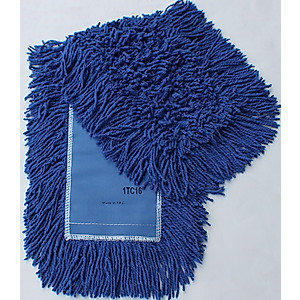 Ultimate Dust Mop Kit: Industrial-Grade Performance, Heavy-Duty Frame, Telescopic Handle - Blue 60 Inch