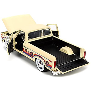 New Jada Compatible with 1979 Ford F-150 Pickup Truck Cream I Love 70's 1/24 Diecast Model Car by Jada 31609