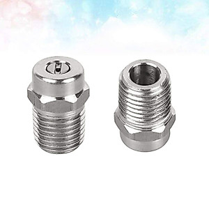 Happyyami 2pcs Sprayer Connector Pressure Cleaner Washing Connect Power Sprayers High Pressure Water Hose Nozzle Diamond Art Industrial Hose Nozzles Sector Car Wash