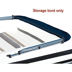 Savvycraft Bimini Top Storage Boot 91"-96" Width Navy Color, Waterproof UV Protection Bimini Top Replacement Boot, Fit Round and Square Tube